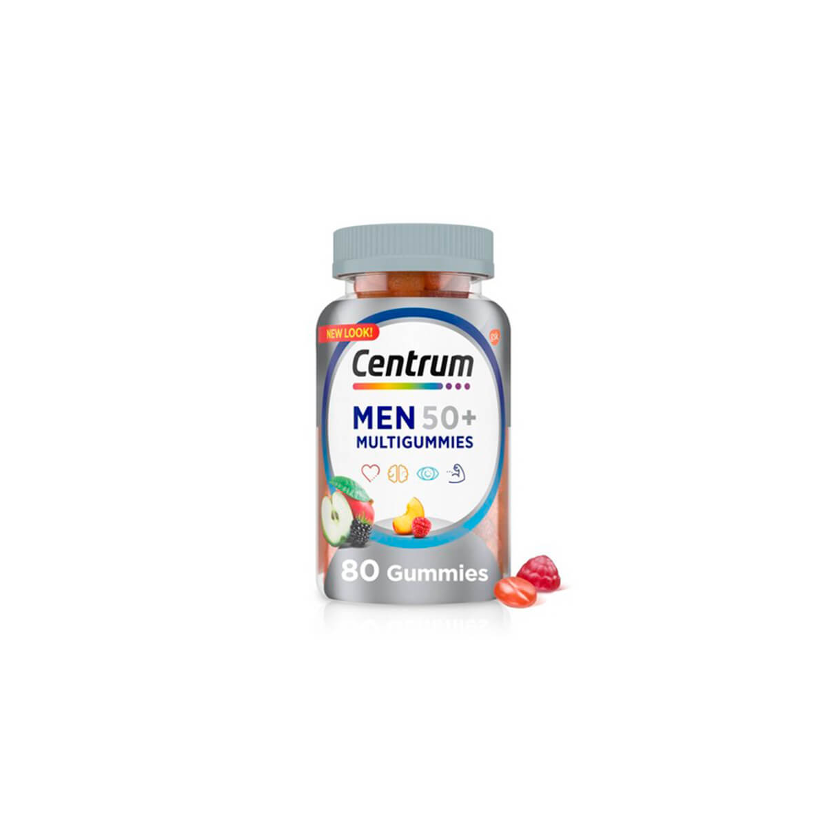 Centrum Men 50+ Multigummies – 80 Unidades – Wellness Center Valencia